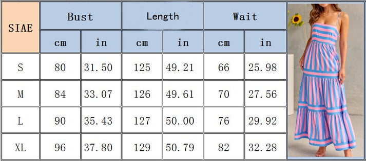 Asher Long Striped Dress – Pinkpie