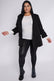 Women Bailey Plus Size Black Ruffle Sleeve Blazer | PinkPie – Pinkpie