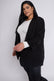 Women Bailey Plus Size Black Ruffle Sleeve Blazer | PinkPie – Pinkpie